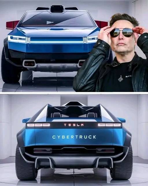 Tesla CEO Elon Musk releases new design of the 2025 Tesla Cybertruck ...