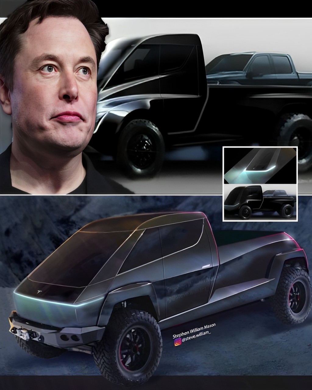 Elon Musk’s ‘Cyberpunk’ Tesla Pickup Truck Comes to Life in Most ...