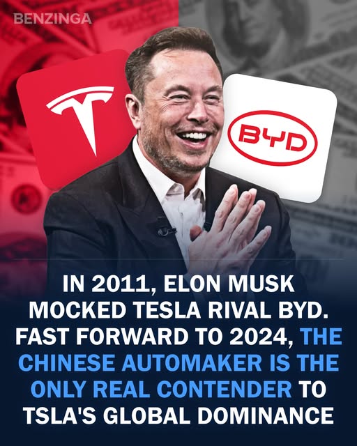 Chinese EV-making giant BYD has now overtaken its American rival Tesla ...