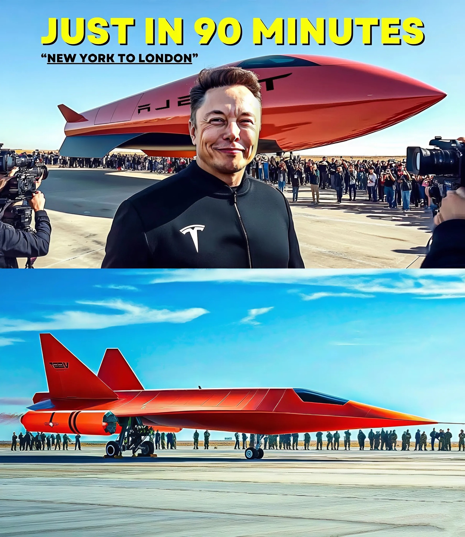Elon Musk’s NEW Hypersonic Jet Reaches MIND-BLOWING Speeds - NEWS