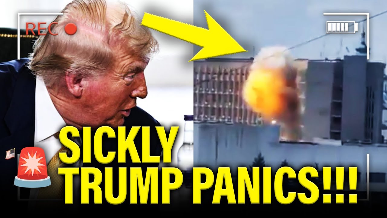 SICKLY Trump GOES PSYCHO in Scotland as DRONES EXPLODE - NEWS